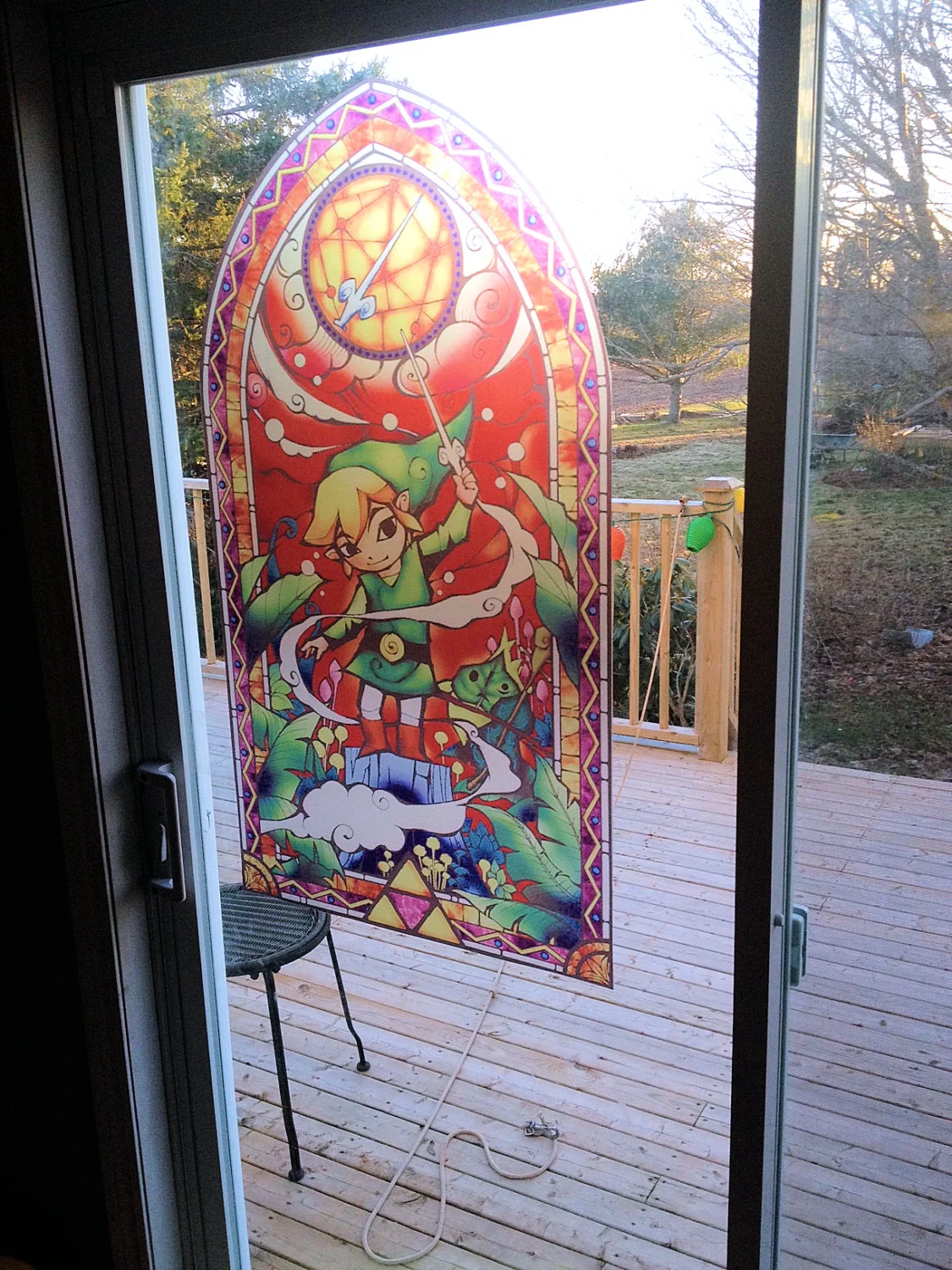 ZELDA WIND WAKER - Vinyl Stain Glass Art Print by Packmania — GeekTyrant