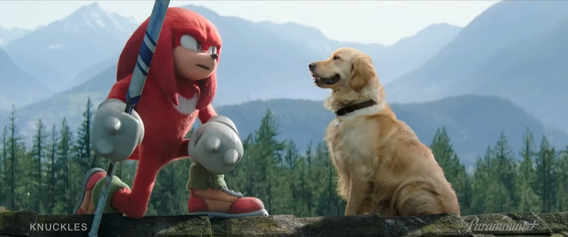 Fun New Clip From SONIC Spinoff Series KNUCKLES Sees the Echidna Trying ...