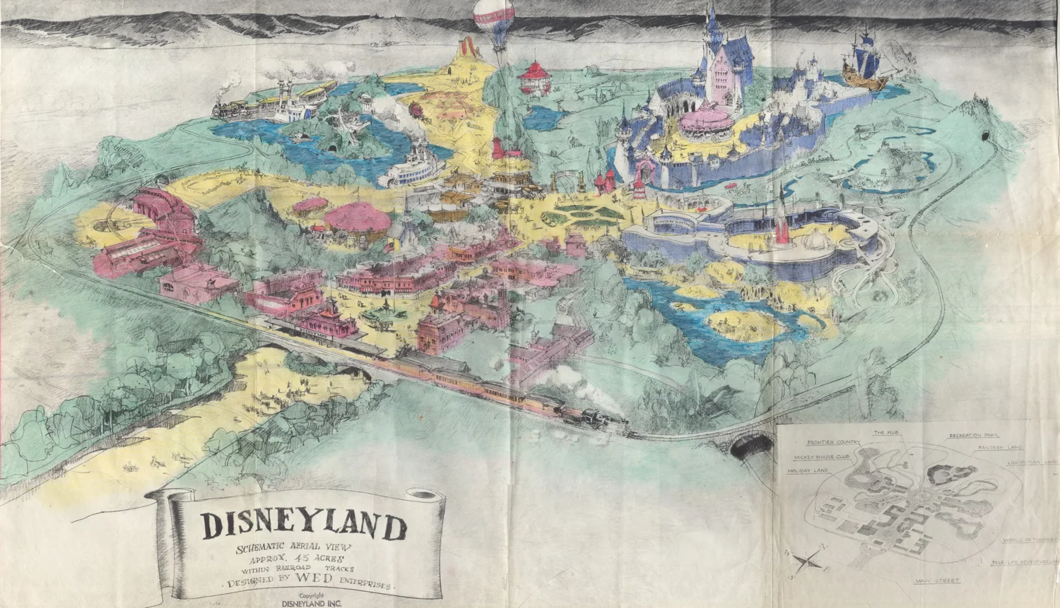Rare Look at Disneyland's Initial Design Art and Prospectus — GeekTyrant
