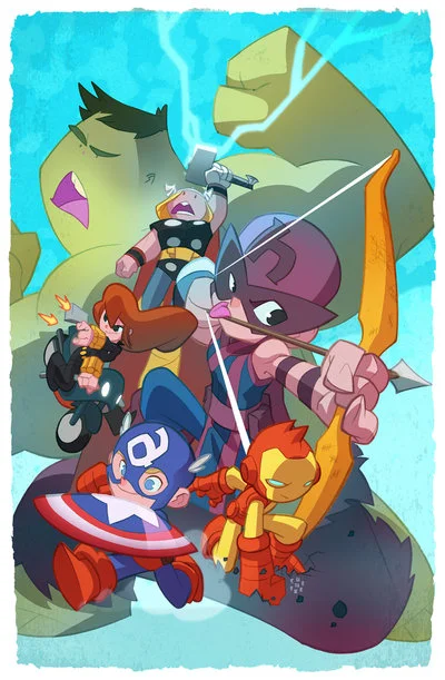 Avengers GO! Art by Sean Galloway and Brian Lawver — GeekTyrant