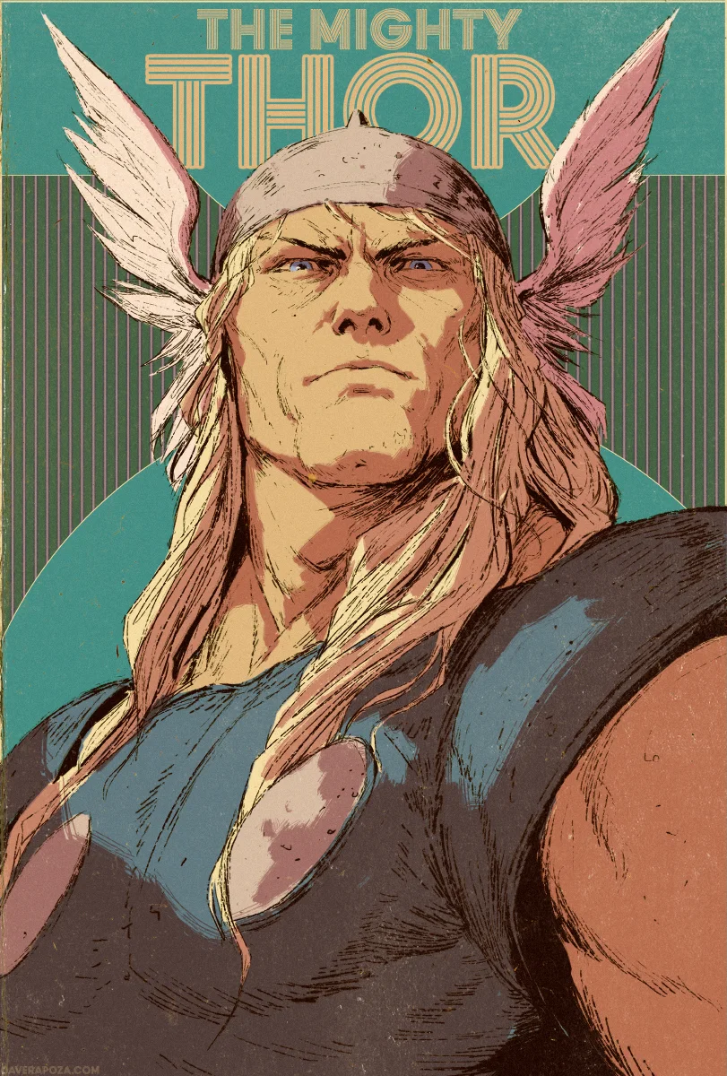 Strikingly Cool Avengers Portraits by Dave Rapoza — GeekTyrant