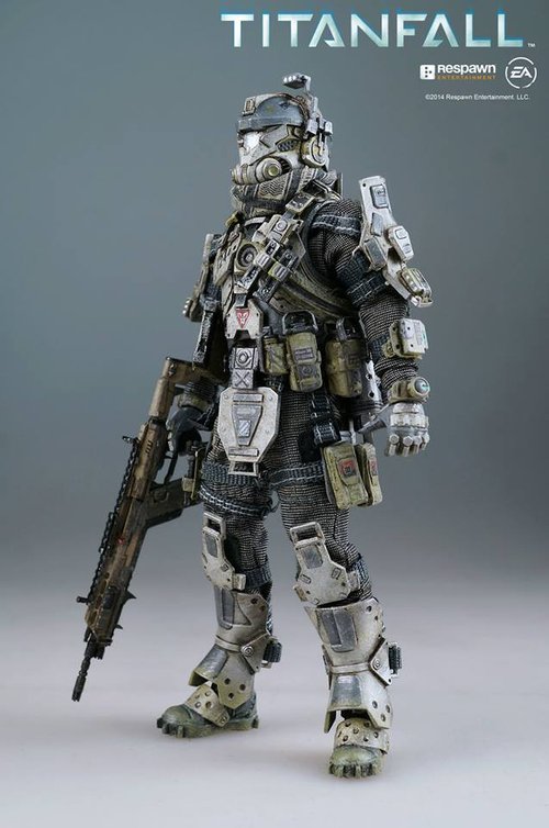 Detailed TITANFALL Atlas Mech and Pilot Action Figures — GeekTyrant