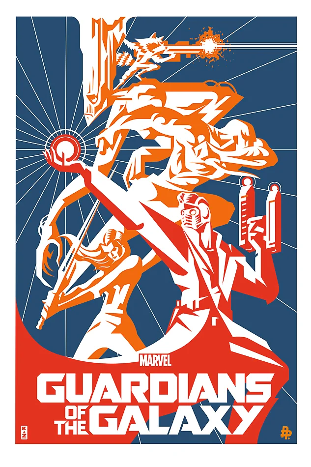 GUARDIANS OF THE GALAXY Poster Art Series from the Poster Posse ...