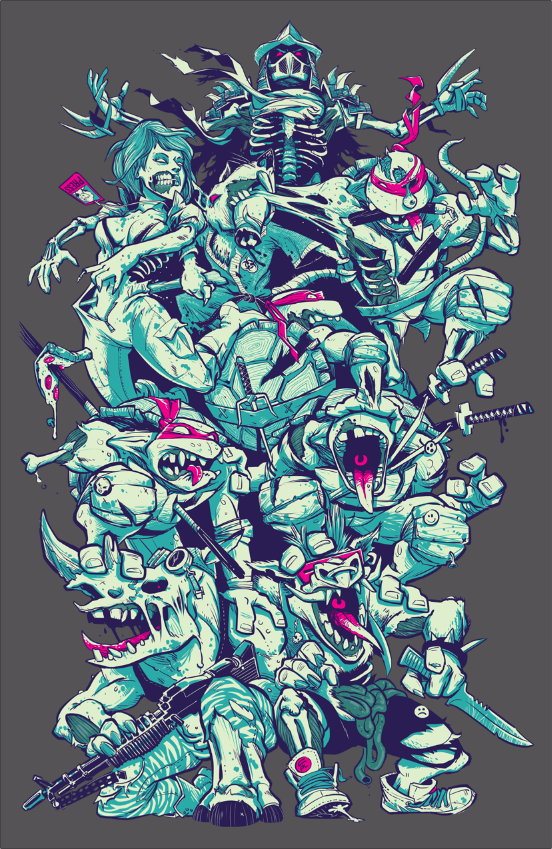 Teenage Zombie Ninja Turtles Fan Art — GeekTyrant