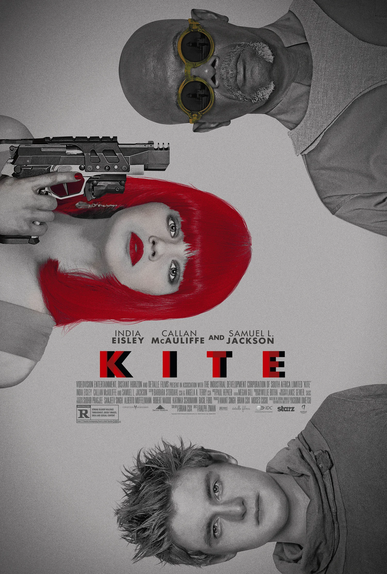 Poster for Samuel L. Jackson's KITE — GeekTyrant