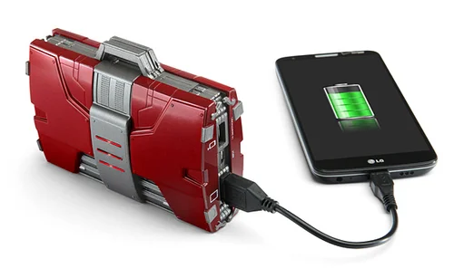 IRON MAN Mark V Armor Suitcase Mobile USB Power Pack — GeekTyrant