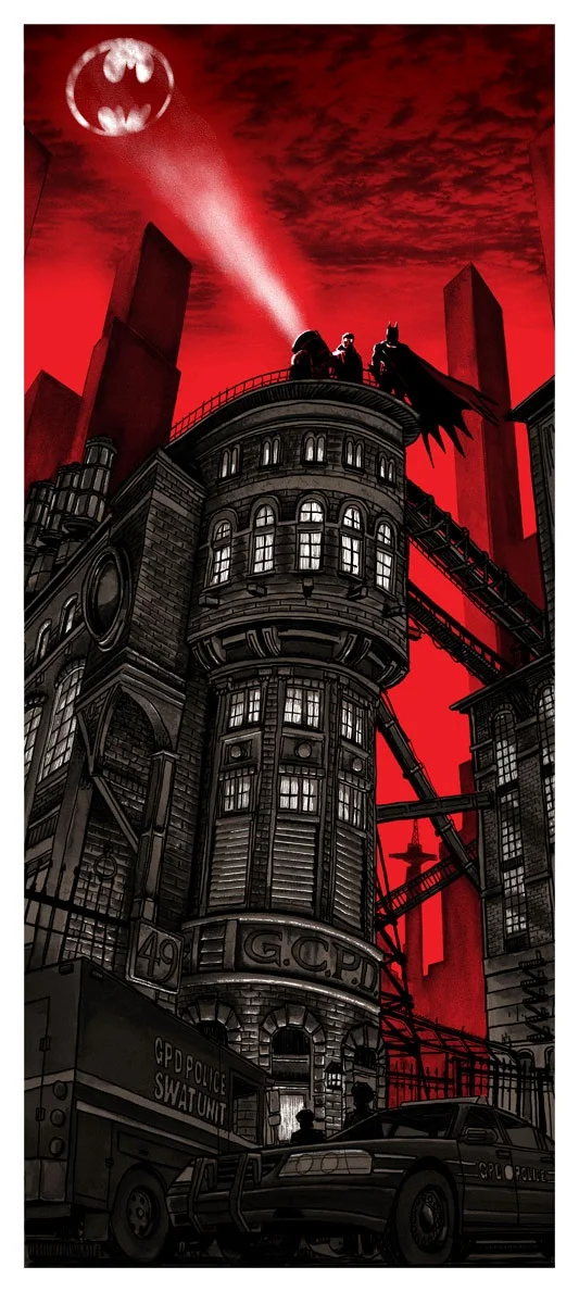 Batman Art by Tim Doyle - "Gotham City Police Department" — GeekTyrant