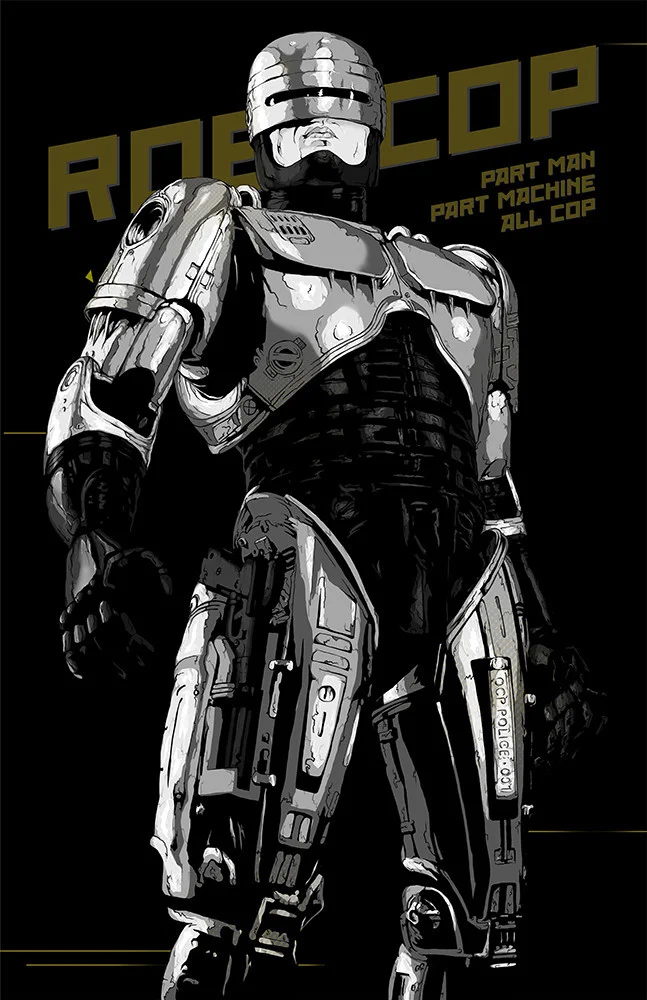 Striking Collection of ROBOCOP Art for "I am the Law/Life of Crime" Art ...