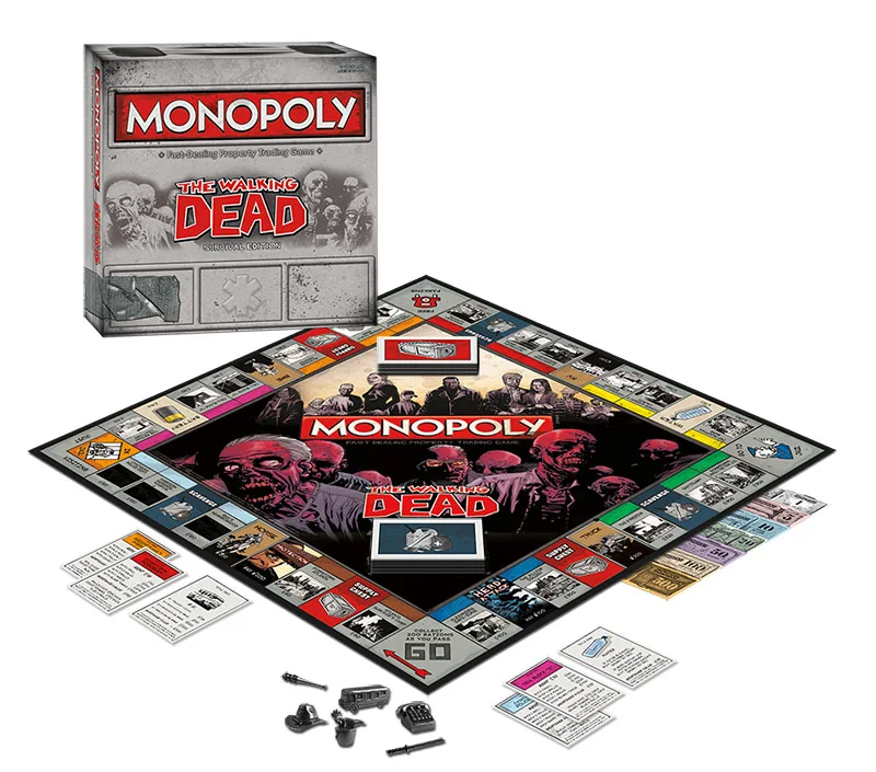 The Walking Dead Monopoly - A 5 Things Review — GeekTyrant