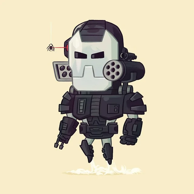 Marvel Heroes With Big Heads by Christopher Lee — GeekTyrant