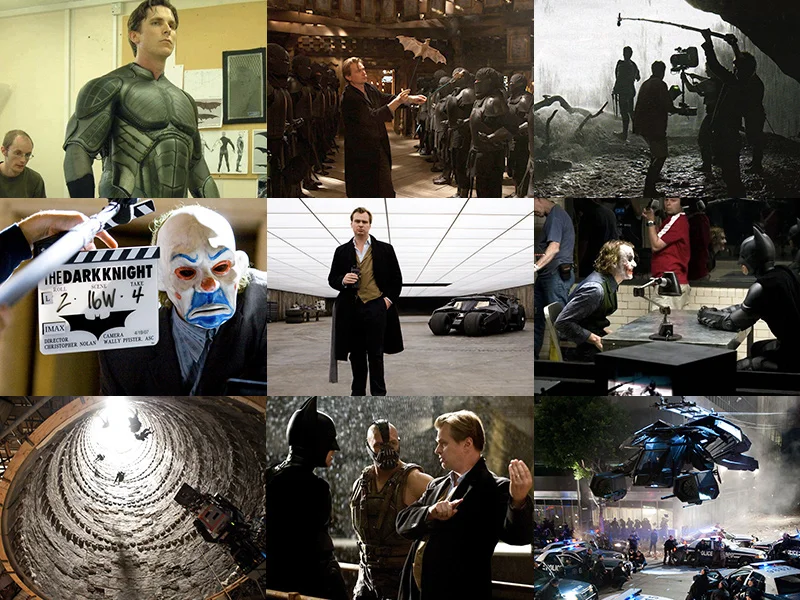THE DARK KNIGHT Trilogy — 120 Behind the Scenes Photos — GeekTyrant
