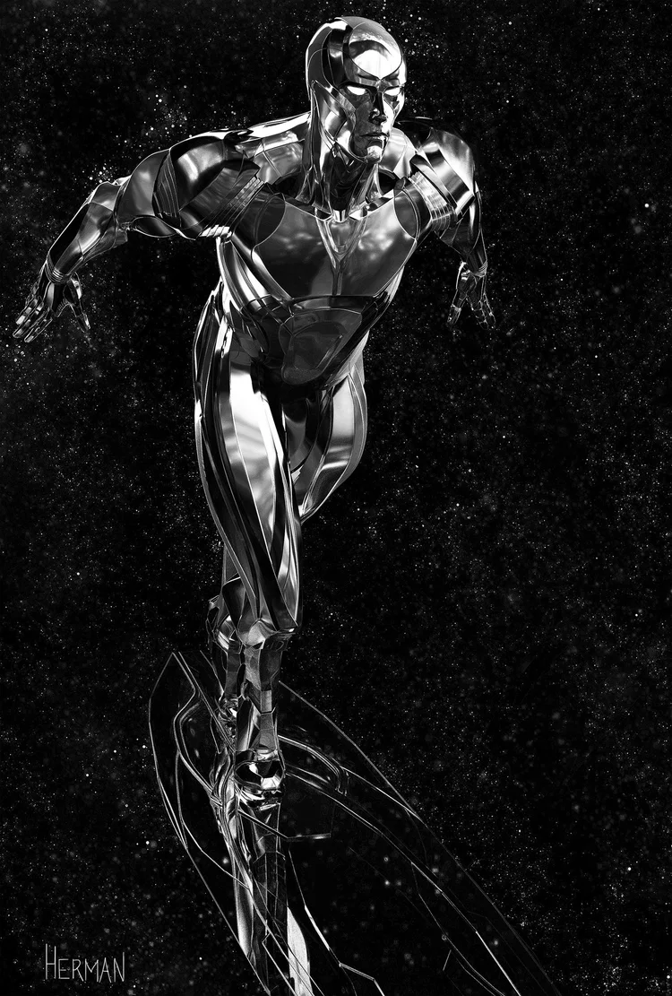 Stunning SILVER SURFER Fan Art by Josh Herman — GeekTyrant