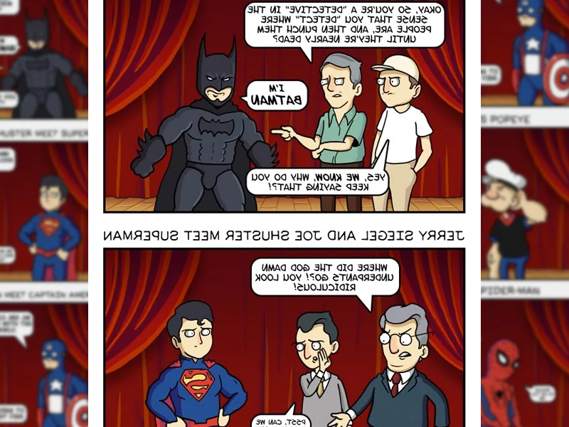If Creators Met Their Characters Now — Comic by Dorkly — GeekTyrant