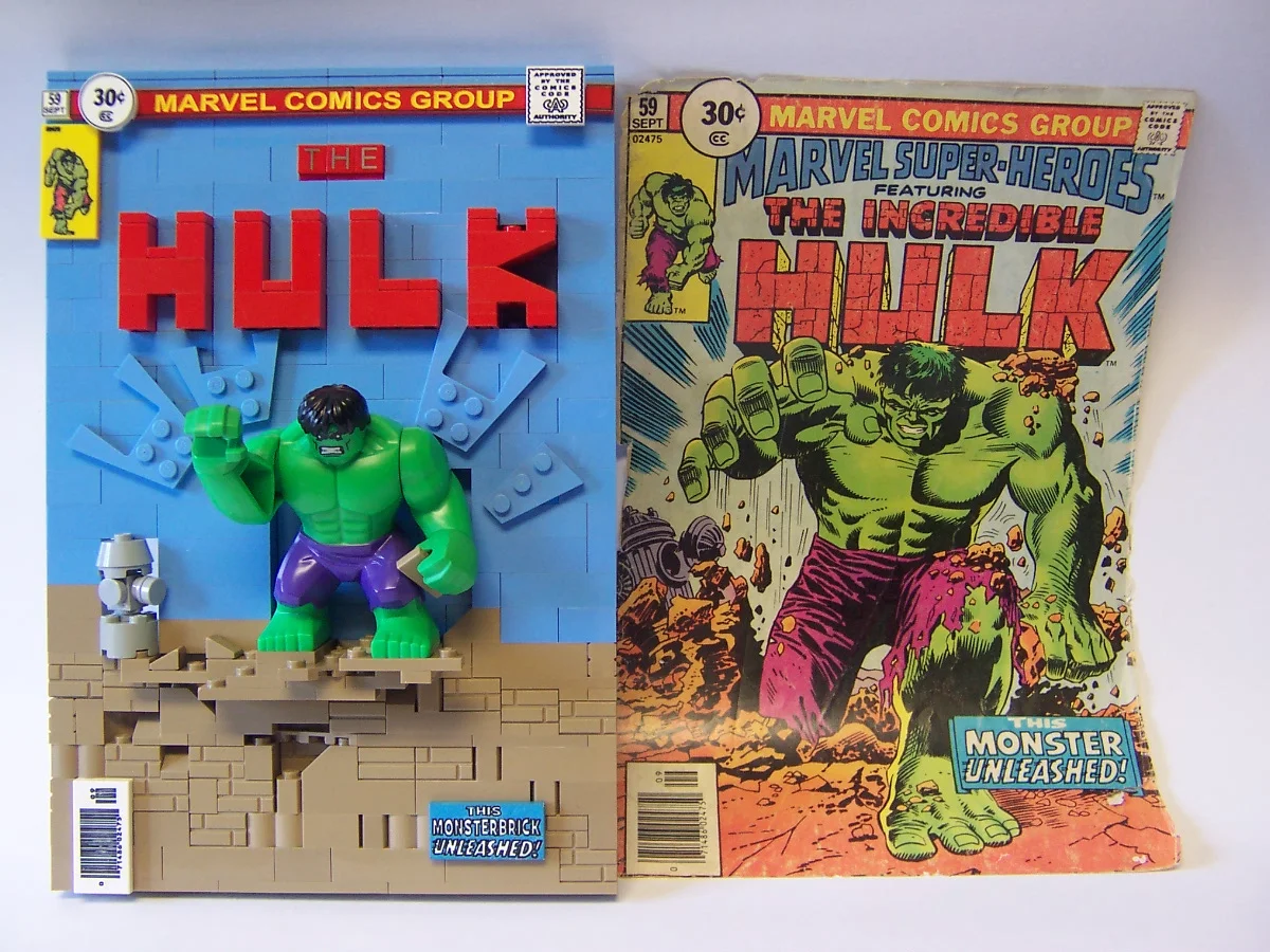 Classic Comic Covers Recreated in LEGO — GeekTyrant