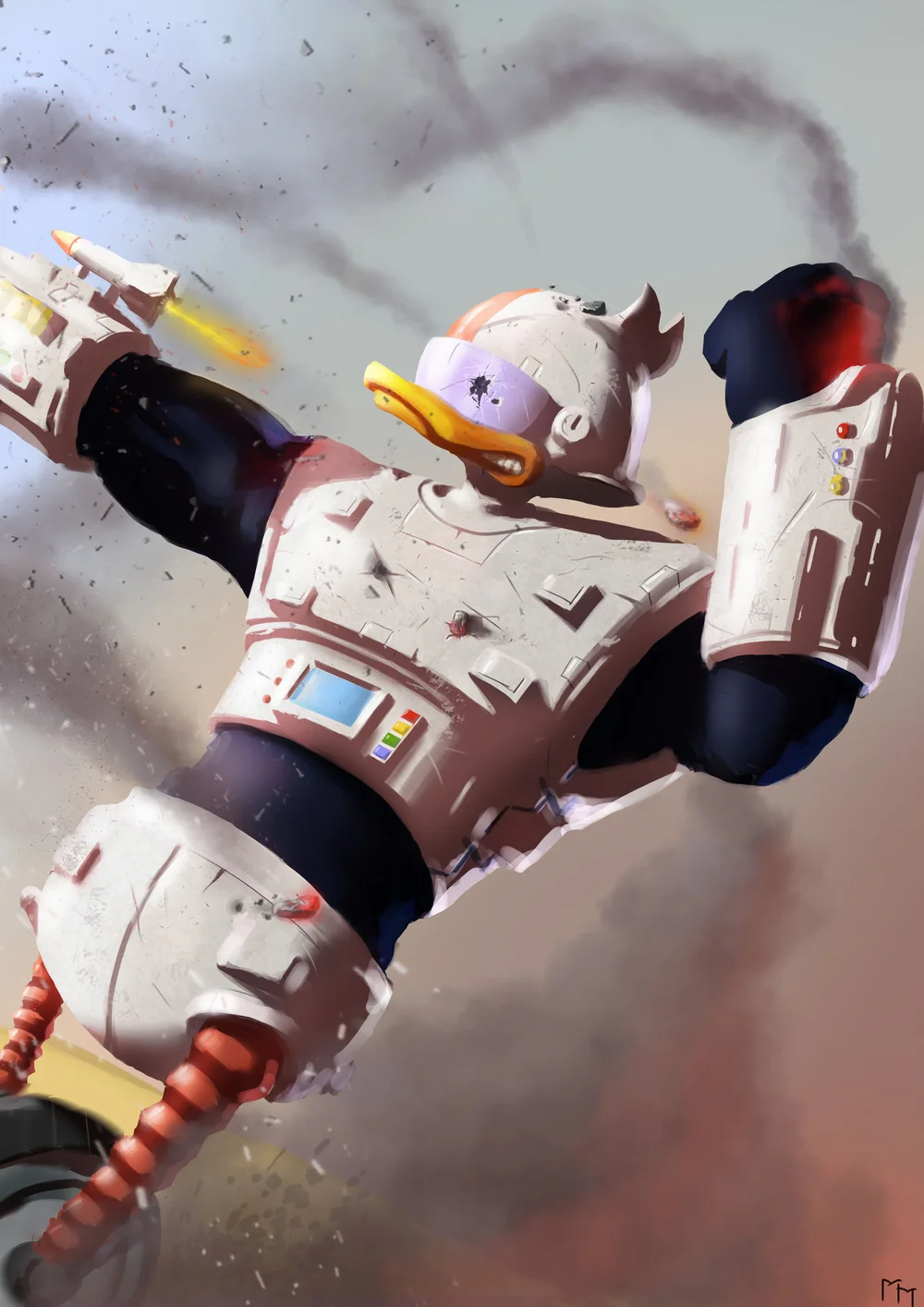 Super Rad GizmoDuck Fan Art by Mitch Mueller — GeekTyrant