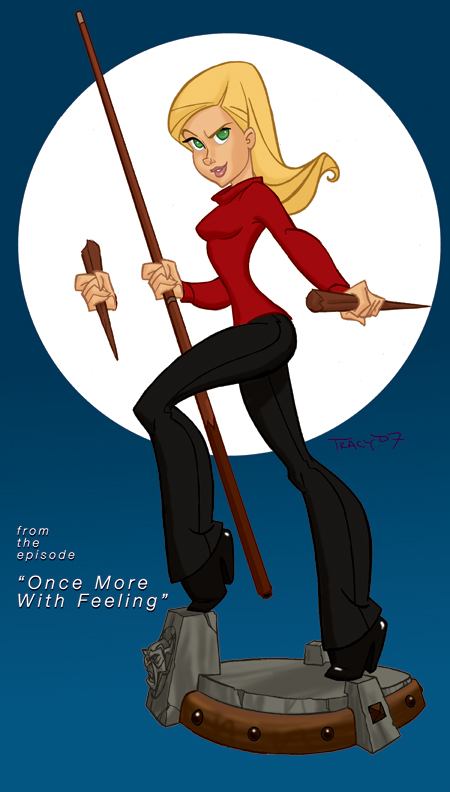 Tooned Up BUFFY THE VAMPIRE SLAYER Character Art and Maquette's ...
