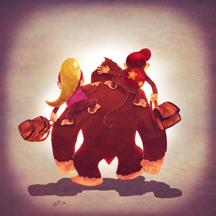 Heartwarming Family Portraits for Classic Video Games — GeekTyrant