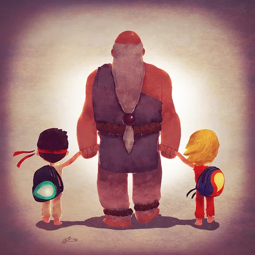 Heartwarming Family Portraits for Classic Video Games — GeekTyrant