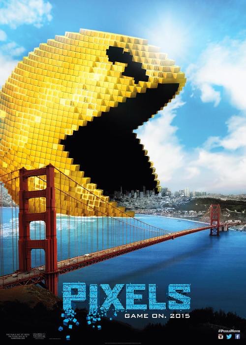 Pac-Man and Donkey Kong Invade Earth in PIXELS Posters — GeekTyrant Pac-Man and Donkey Kong Invade Earth in PIXELS Posters — GeekTyrant