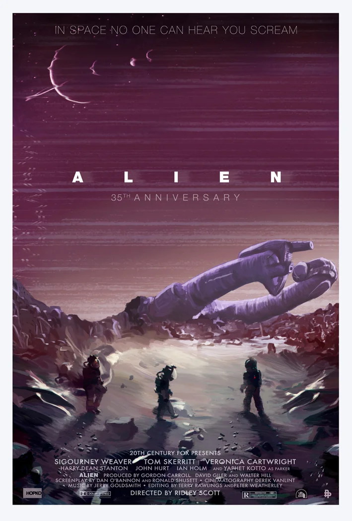 More ALIEN Tribute Art from Poster Posse — GeekTyrant