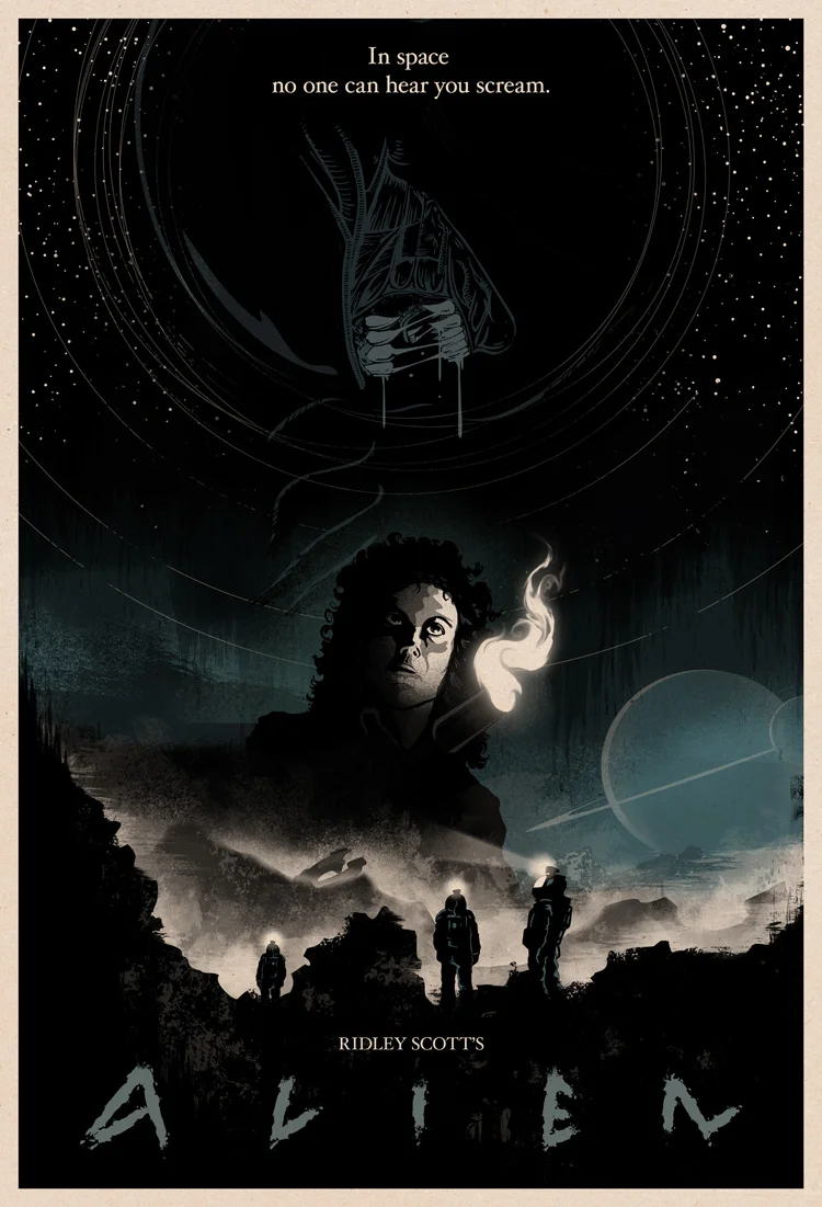More ALIEN Tribute Art from Poster Posse — GeekTyrant
