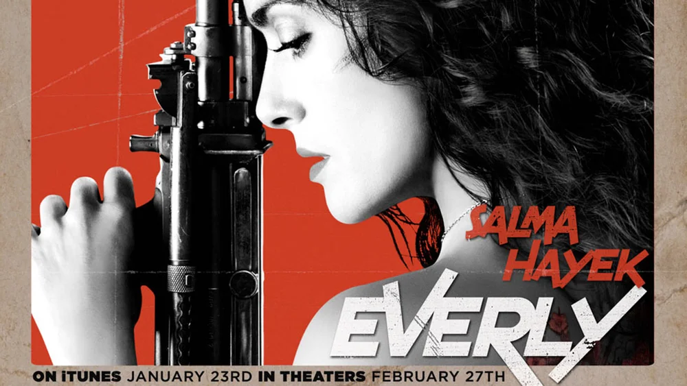 New EVERLY Trailer: Salma Hayek Blasts Bad Guys — GeekTyrant