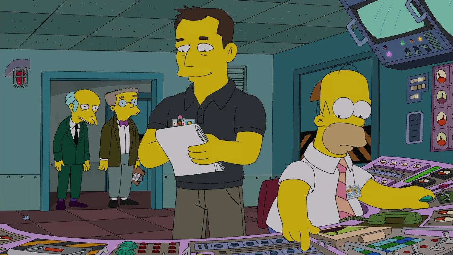 THE SIMPSONS — 2 Clips from "The Musk Who Fell To Earth" with Elon Musk — GeekTyrant
