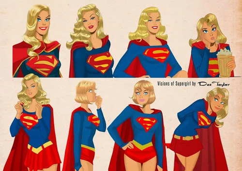 SUPERGIRL Art By Des Taylor — Collection — GeekTyrant