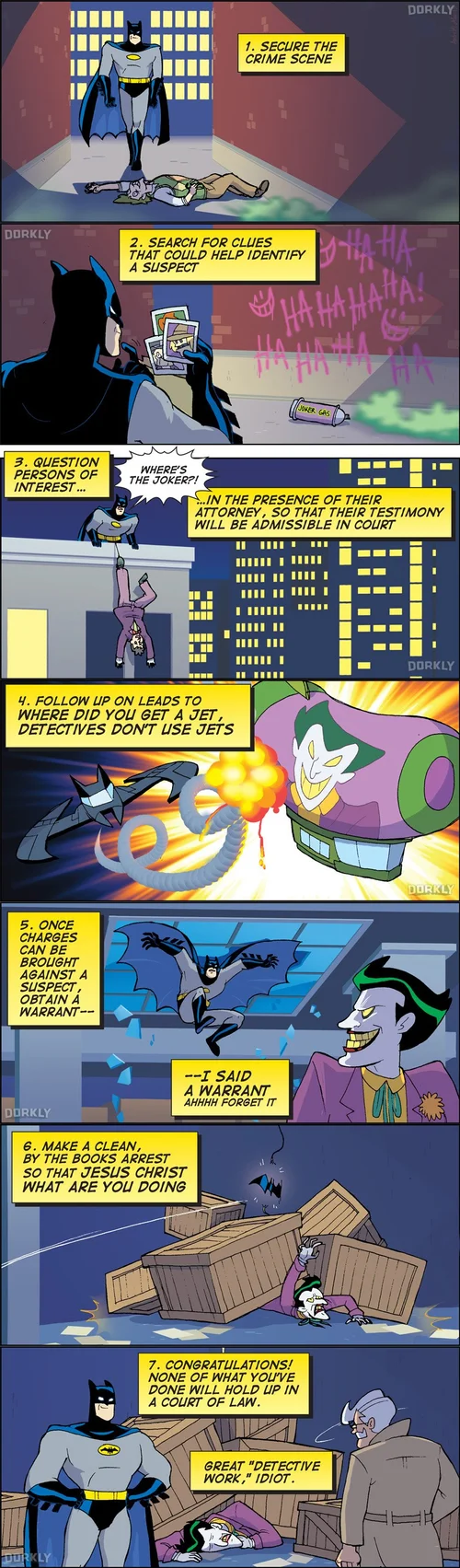 Batman's Step-By-Step Guide to Fighting Crime — GeekTyrant