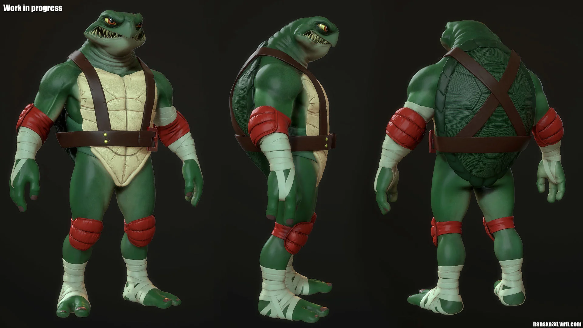Stylized Character Design of Raphael from TMNT — GeekTyrant