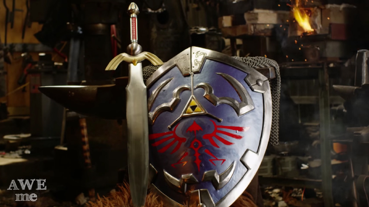 See Link's Iconic Shield Built in Real Life — GeekTyrant