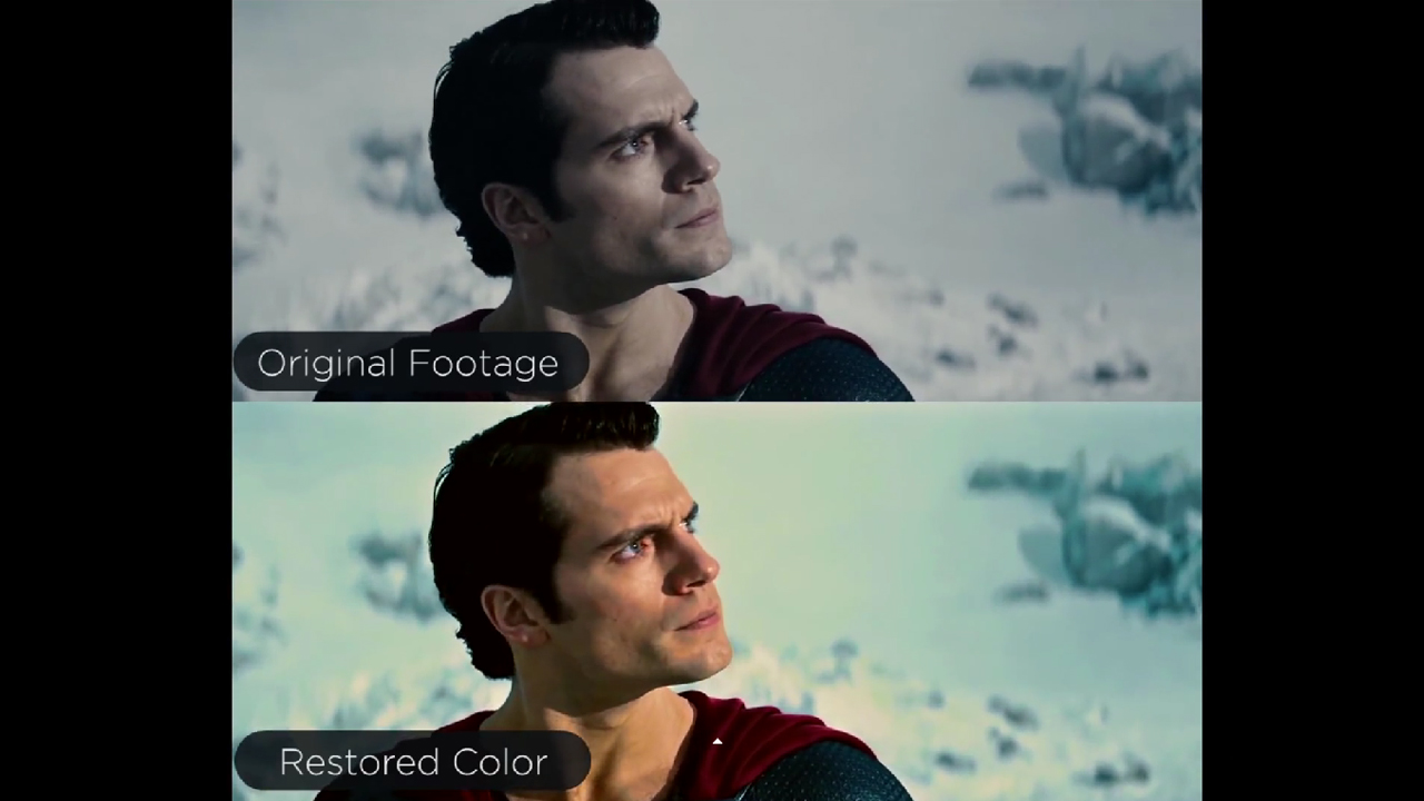 MAN OF STEEL Color Comparison Shows A Much Brighter Superman — GeekTyrant