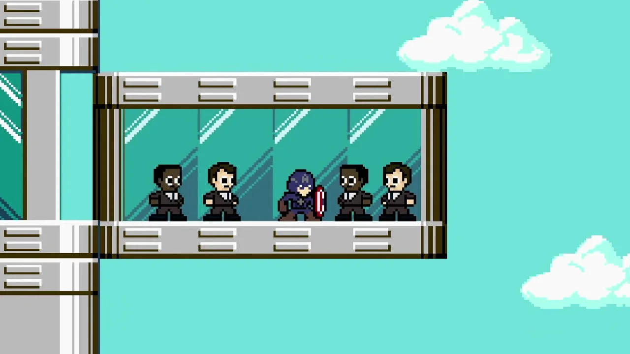 CAPTAIN AMERICA: THE WINTER SOLDIER in 8-Bit Form — GeekTyrant