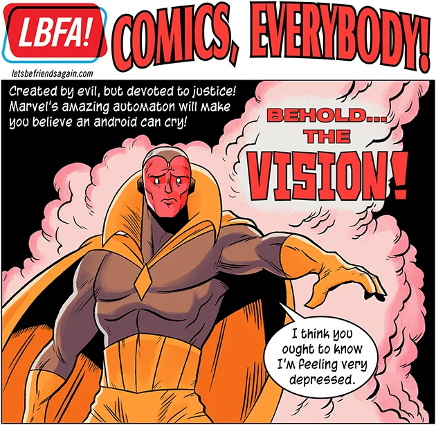 The Vision's Comic Book History Explained in Infographic — GeekTyrant
