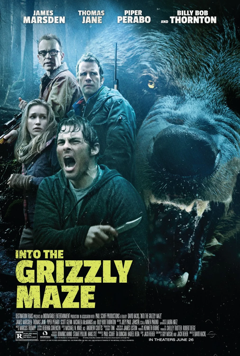 Intense Trailer For INTO THE GRIZZLY MAZE with James Marsden and Thomas ...