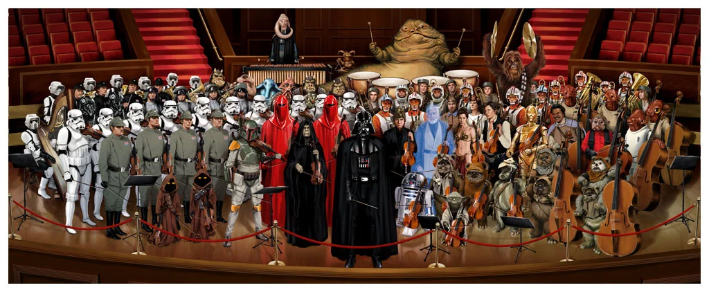 STAR WARS Art Features the Endor Symphony Orchestra — GeekTyrant