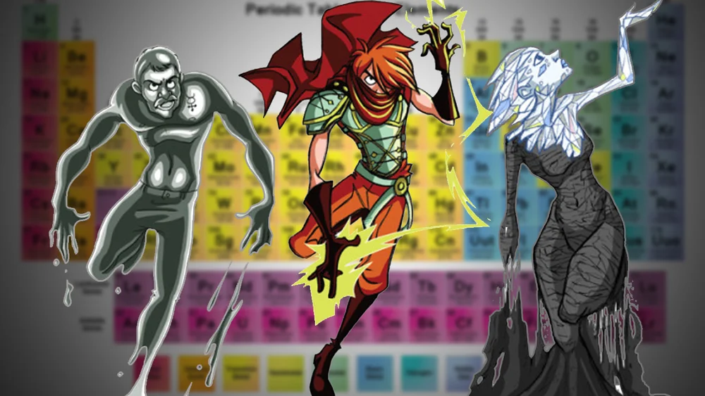 The Amazing Comic-Style Characters of The Periodic Table — GeekTyrant