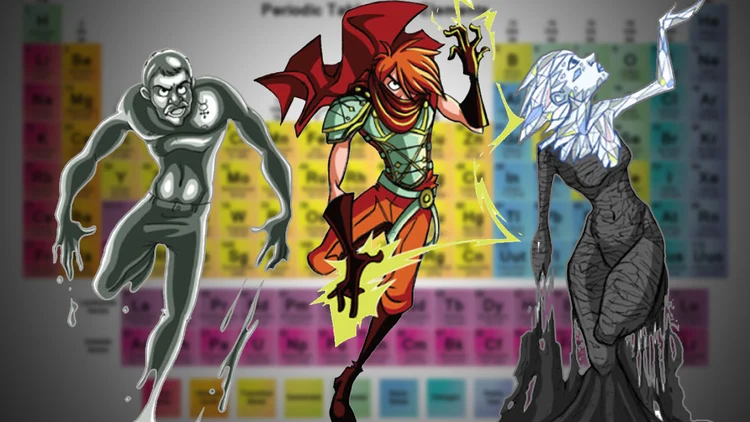 The Amazing Comic-Style Characters of The Periodic Table — GeekTyrant