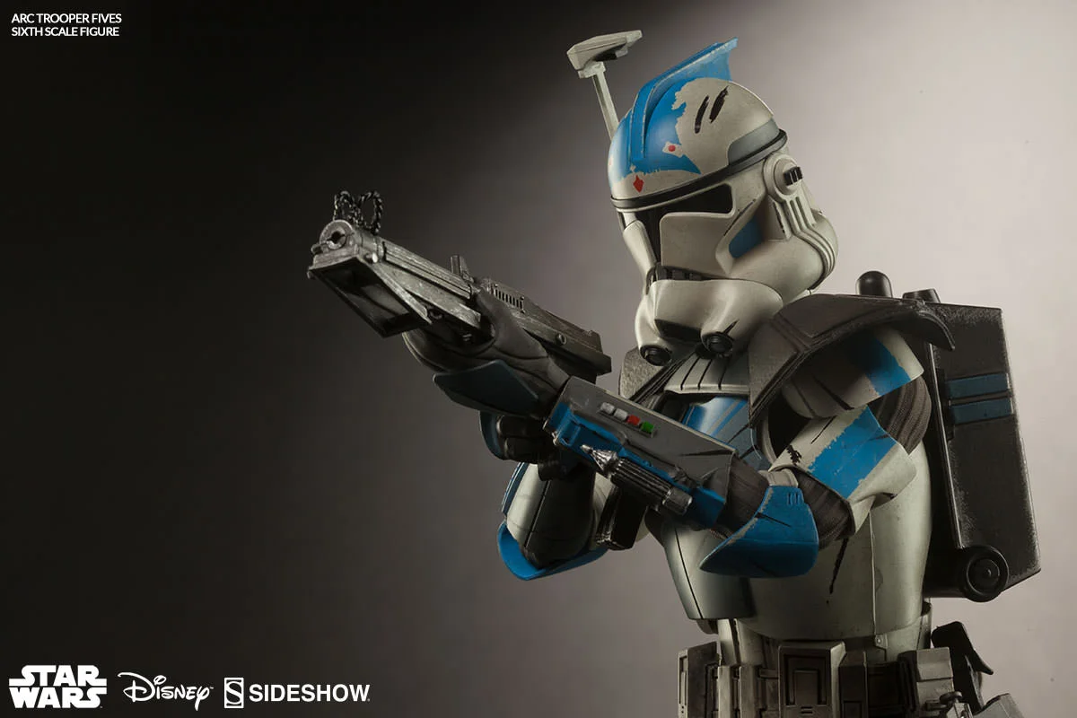 Sideshow Collectibles Arc Clone Trooper: Fives Phase II Armor Action ...