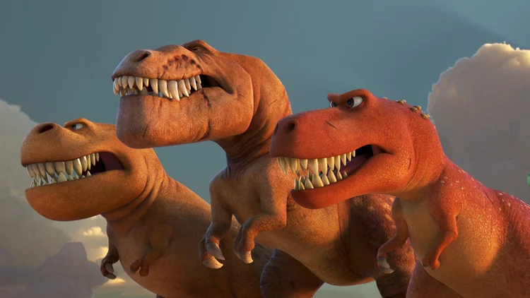 Pixar Introduces Sam Elliott and His T-Rex Cowboys in THE GOOD DINOSAUR ...