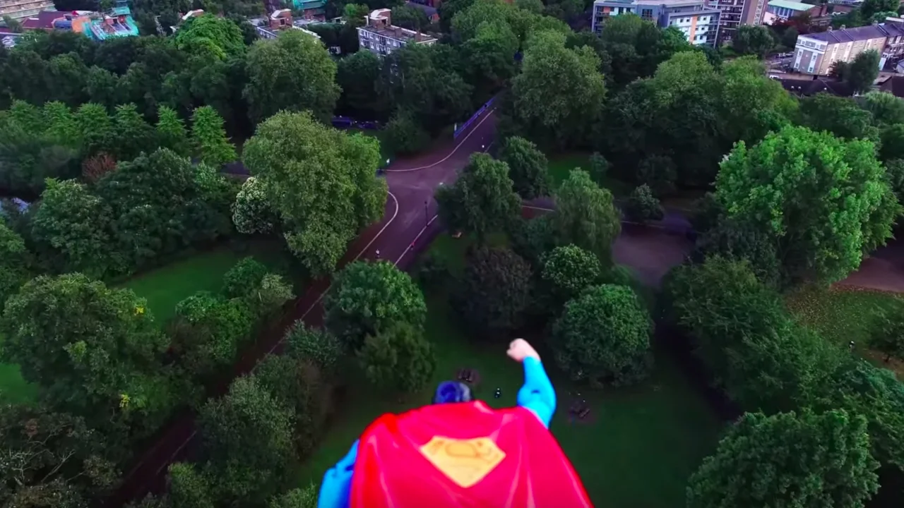 Watch: Superman Action Figure Takes Flight Strapped to a Drone — GeekTyrant