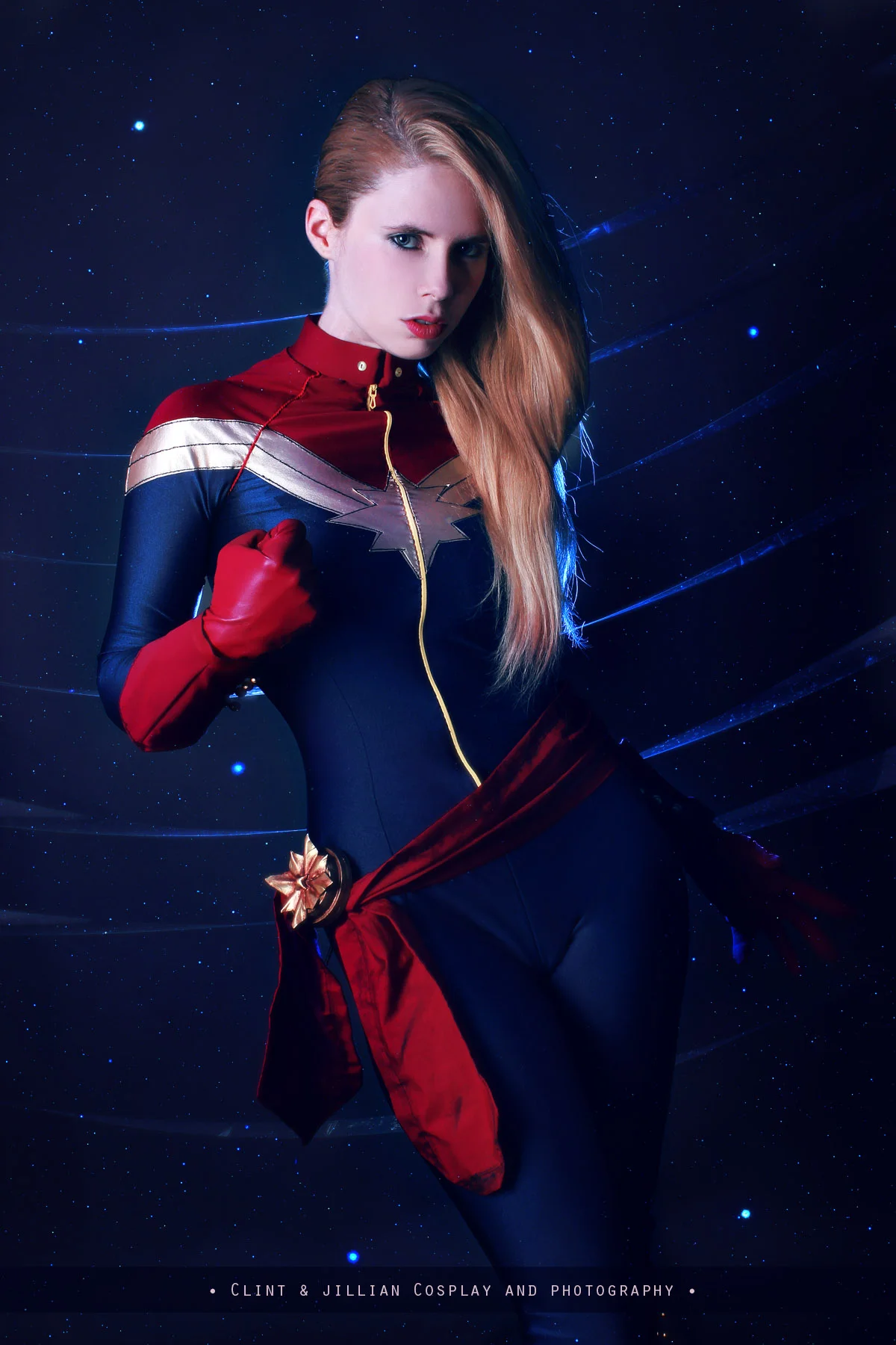 Captain Marvel Soars in Newest Clint and Jillian Cosplay Photoshoot ...