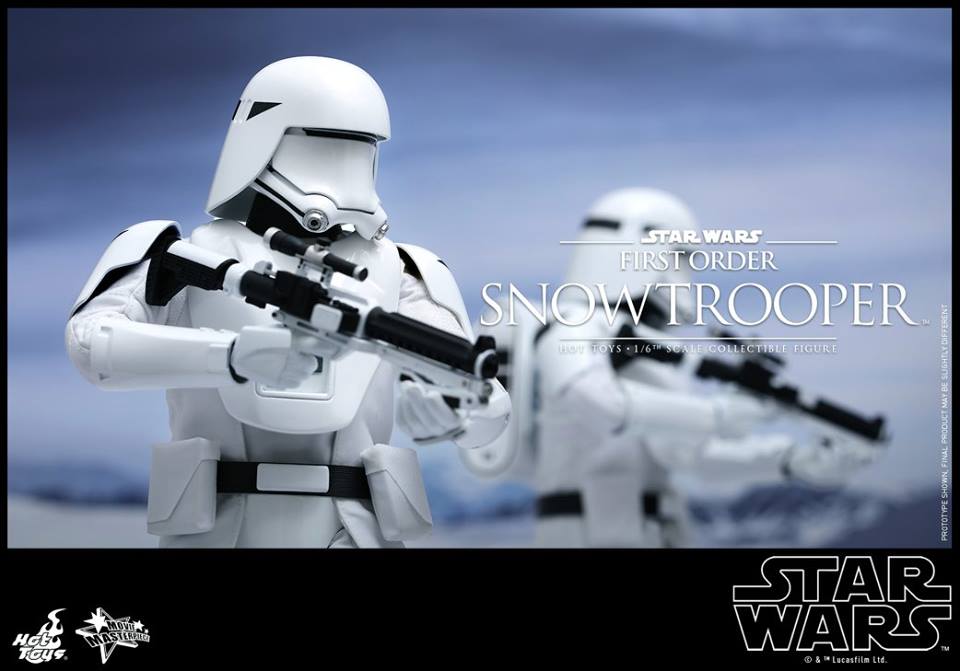 Hot Toys STAR WARS: THE FORCE AWAKENS First Order Snowtrooper Action ...
