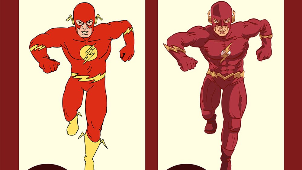 Infographic: See THE FLASH's Costume Evolve Over Time — GeekTyrant