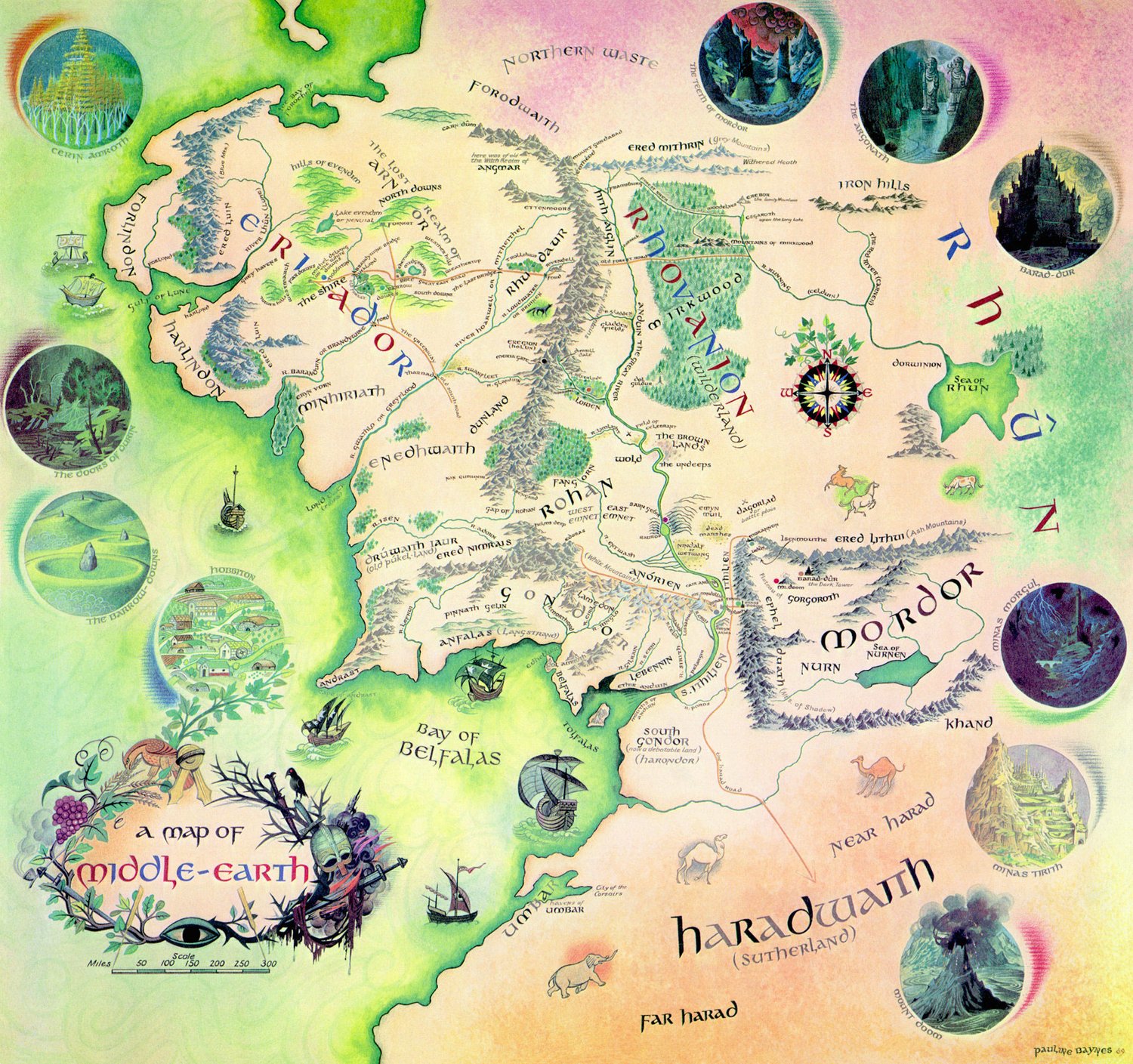 Someone Discovered a Map of Middle Earth Annotated By J.R.R. Tolkien ...