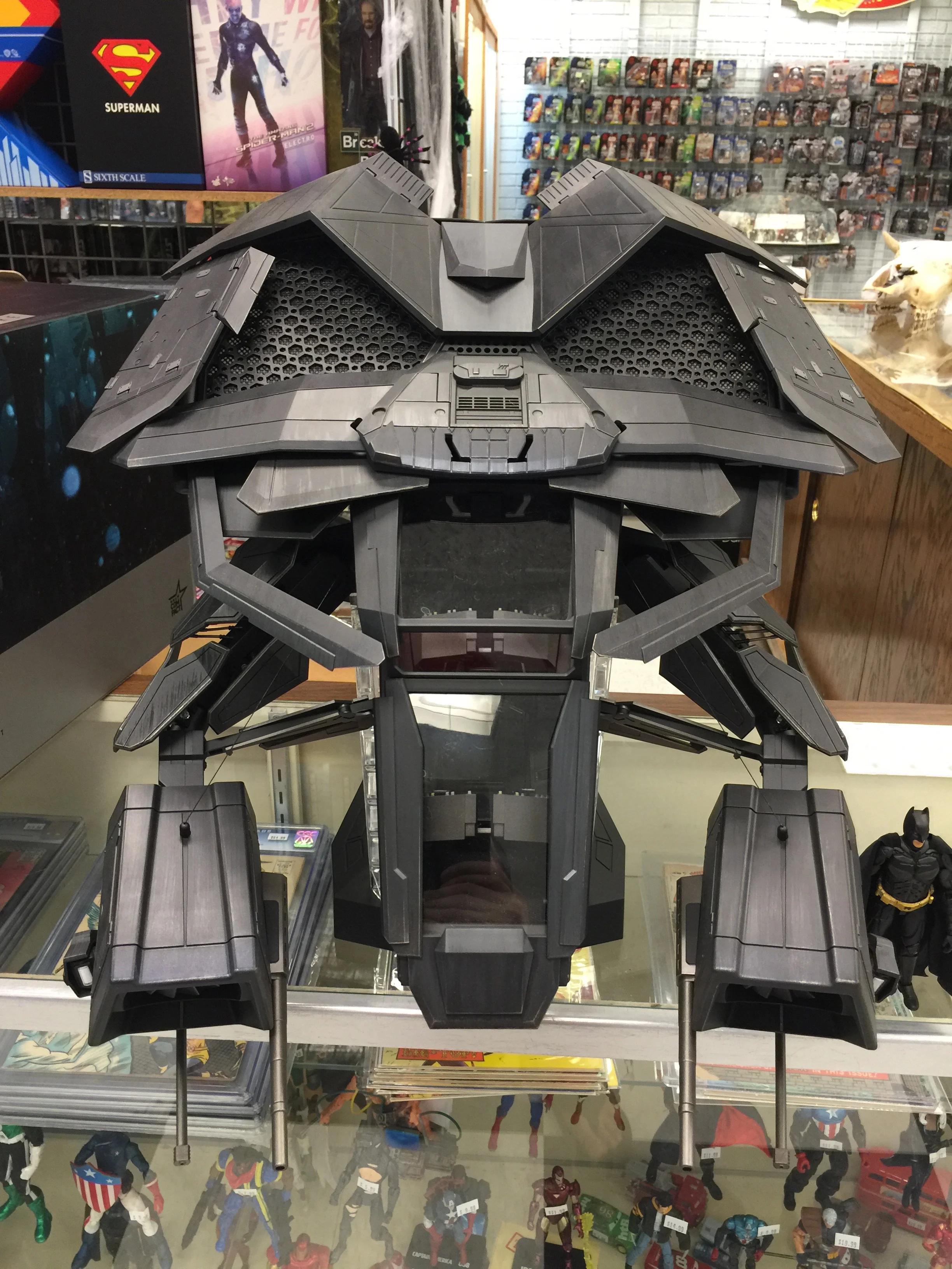 The Bat From THE DARK KNIGHT RISES Sideshow Collectibles Toy Review ...