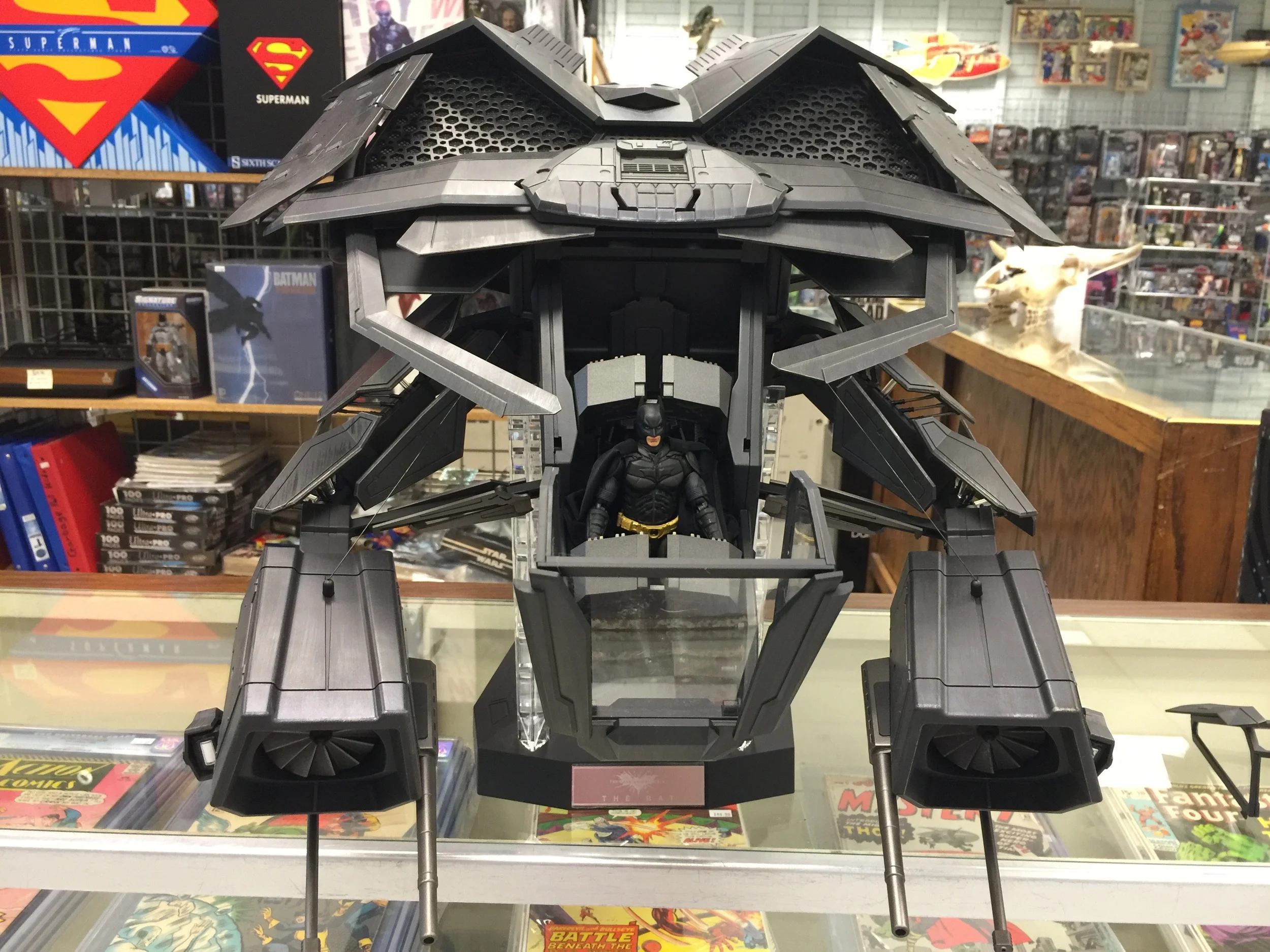 The Bat From THE DARK KNIGHT RISES Sideshow Collectibles Toy Review ...