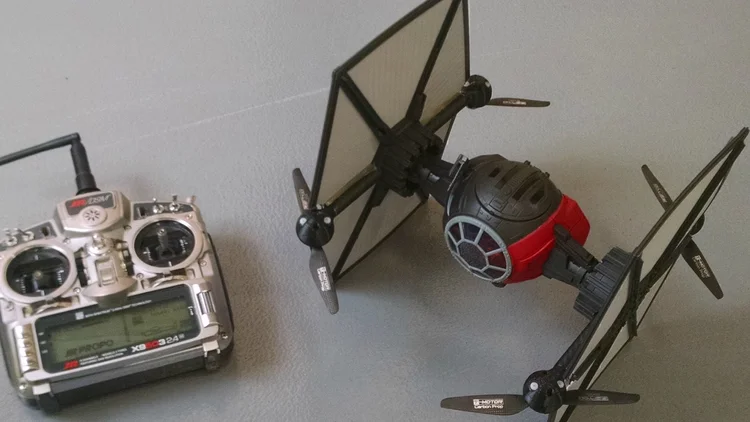 Hasbro's First Order TIE Fighter Toy Awesomely Converted into a Flying ...