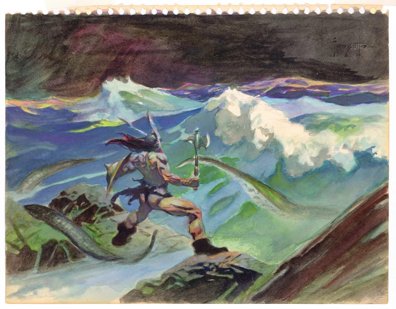Stunning Collection of Frank Frazetta Fantasy Art Is Going Up For Sale ...