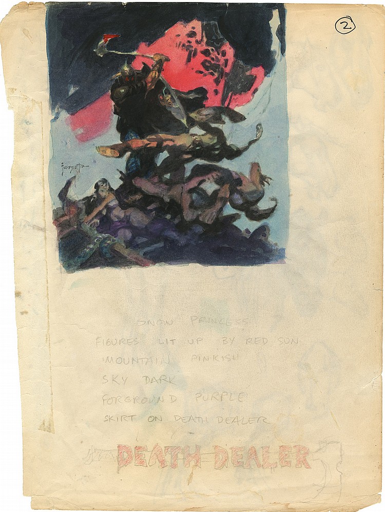 Stunning Collection of Frank Frazetta Fantasy Art Is Going Up For Sale ...